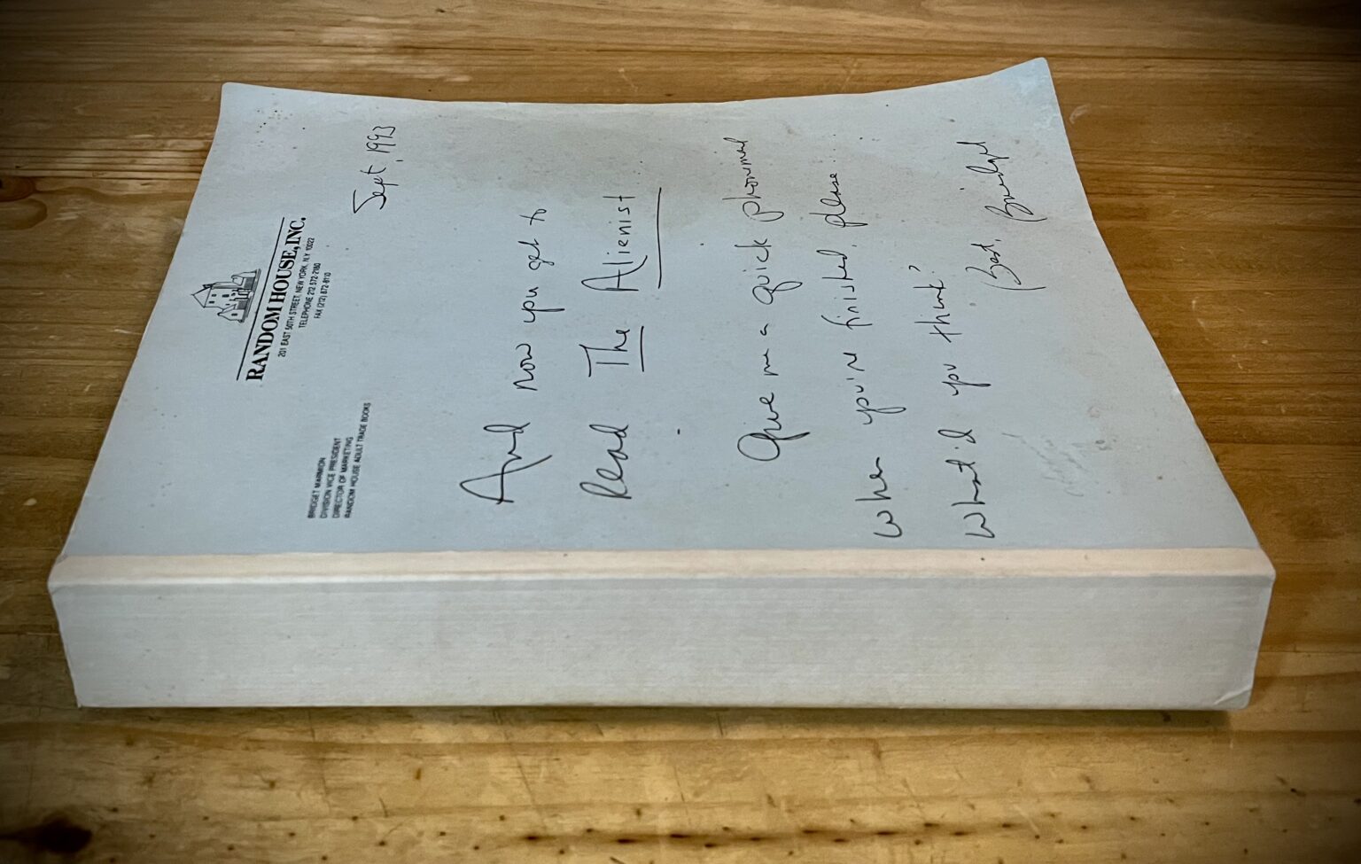 Caleb Carr & The Alienist Books | 17th Street - A comprehensive website ...