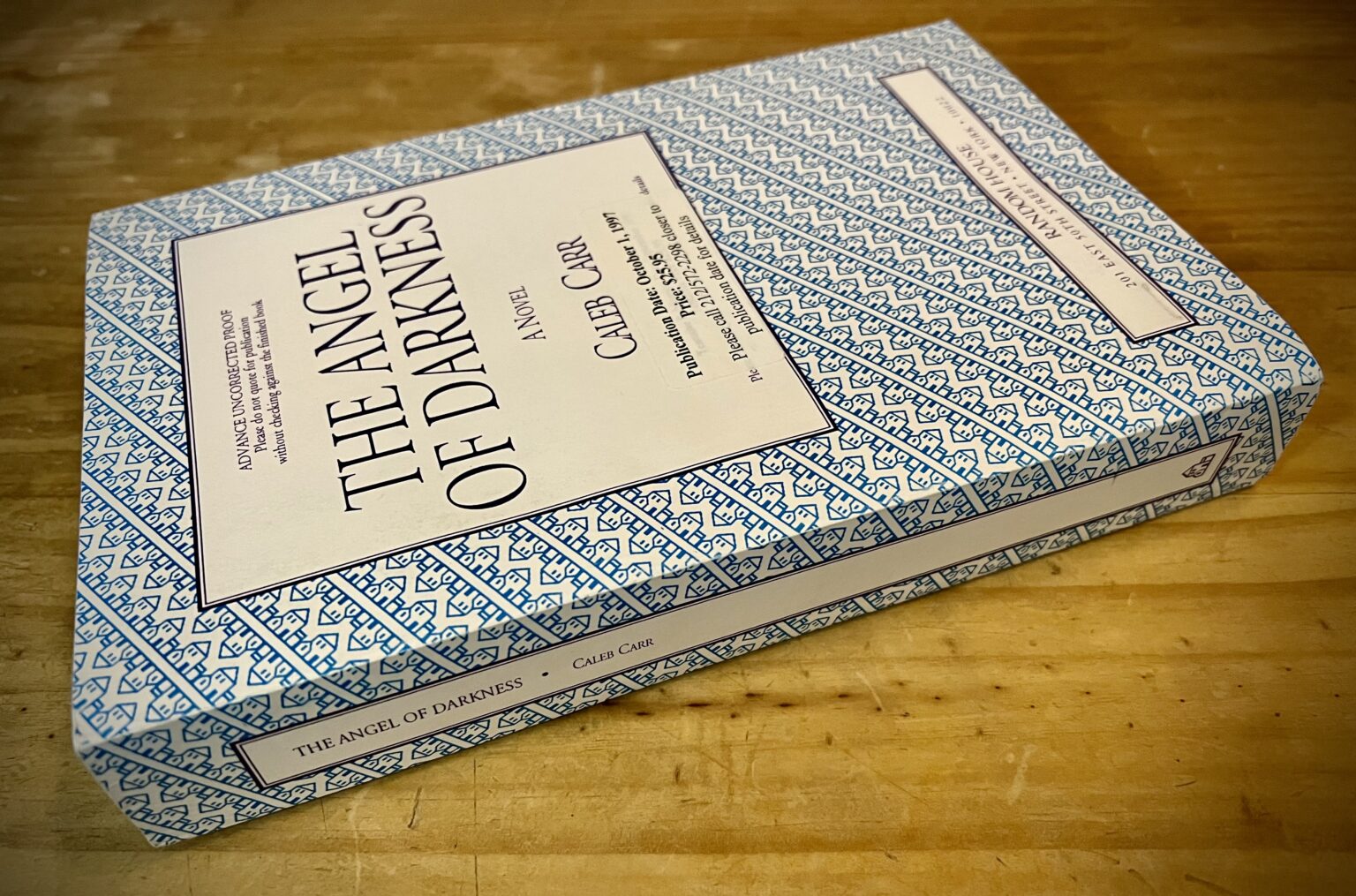 Caleb Carr & The Alienist Books | 17th Street - A comprehensive website ...